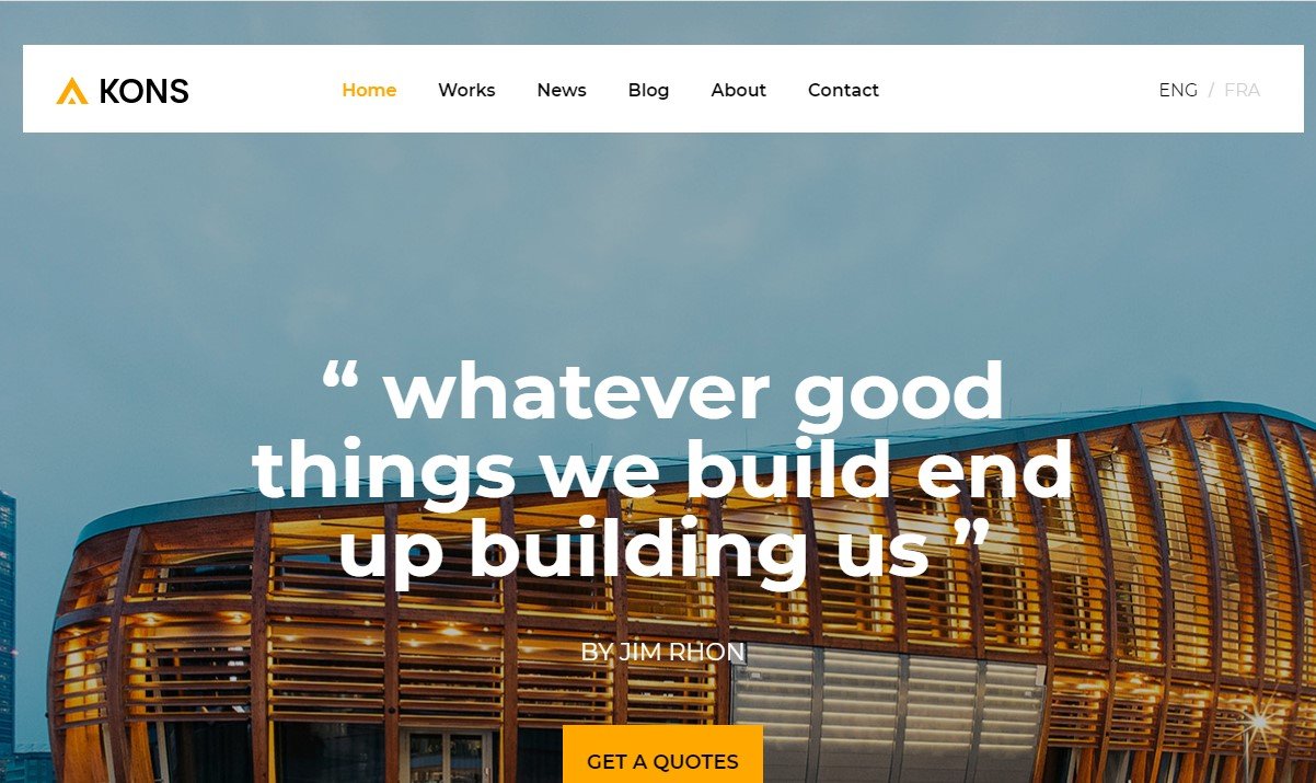 15 Best Construction HTML Templates